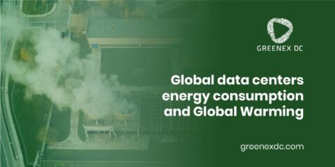 Global Data Center Energy Consumption and Global Warming
